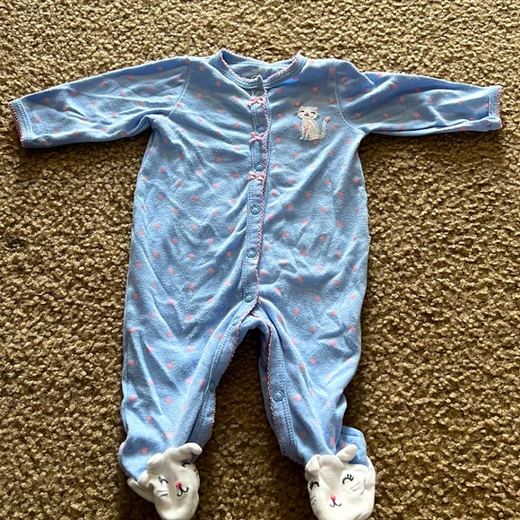 Carter's | One Pieces | Periwinkle Baby Sleeper | Poshmark